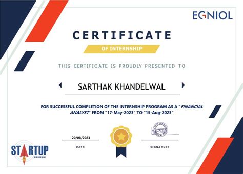 Sarthak Khandelwal On Linkedin Financialanalyst Internshipcompletion