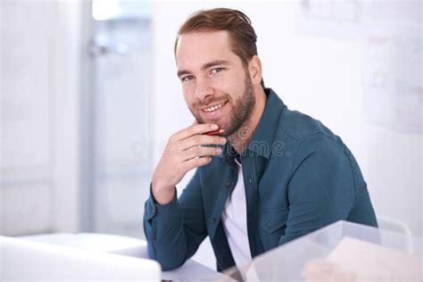 Portrait Smile And Blueprint With Man Developer In Office With Documents For Building Design