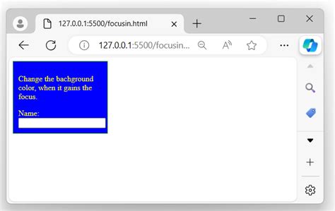 jquery focusin event