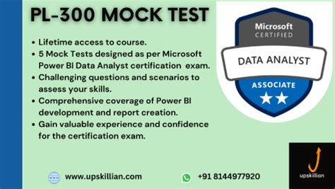 Mock Test Microsoft Power Bi Data Analyst Certification Exam