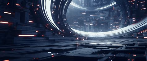 Abstract Cyber Data Structures [6720x2816] R Widescreenwallpaper