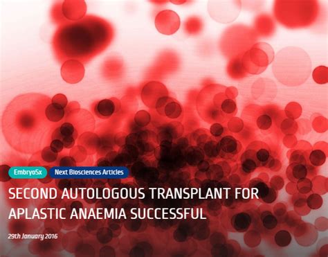 Second Autologous Transplant Successful Second Autologous Transplant
