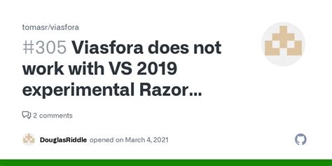 viasfora does not work with vs 2019 experimental razor editor · issue
