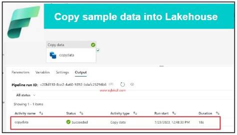 Copy Sample Data Using Copy Data Activity In Microsoft Fabric SQL BI Tutorials