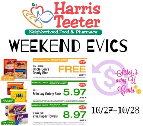 Harris Teeter Weekend Evics