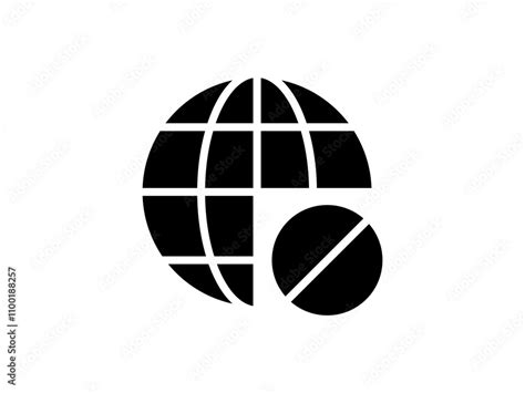 No Wire Internet Connection Wifi Disconnected Icon No Signal Vector