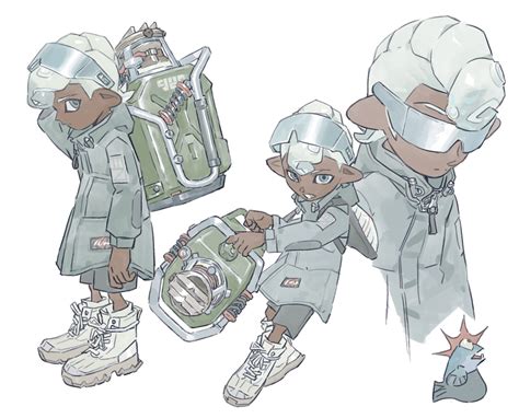 Sketches Rong Chen Splatoon Splatoon 2 Art Character Design