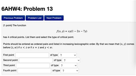solved 6ahw4 problem 13 previous problem problem list next