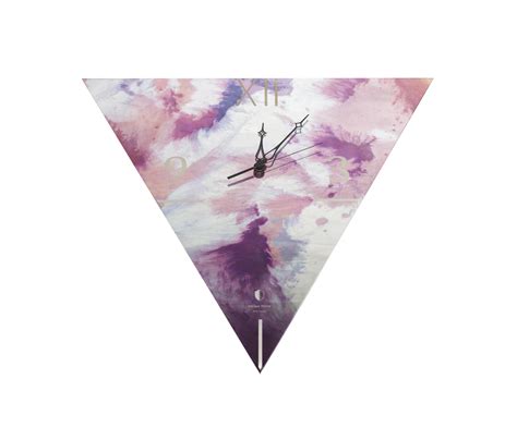 clocks triangle clock architonic