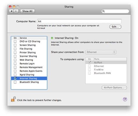 Connect My Windows XP To Mac OS X Internet Sharing Ask Different