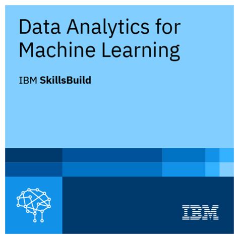 Data Analytics For Machine Learning Credly