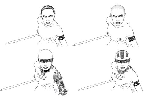 Rule 34 1girls Breasts Corruption Cyborg Facepaint Female Nipple