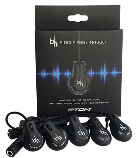 Drum Trigger Set Rtom Black Set Of Five Abhszt P Rockem Music