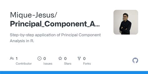 Github Mique Jesusprincipalcomponentanalysisr Step By Step