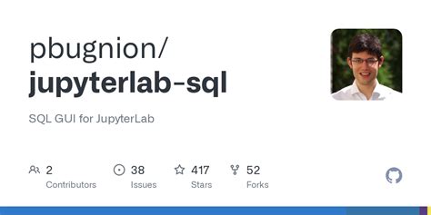 Github Pbugnionjupyterlab Sql Sql Gui For Jupyterlab