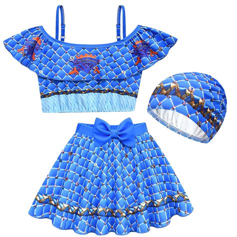 Girls Princess Chloe Two Piece Swimsuit Bikinis Sets Summer Beach