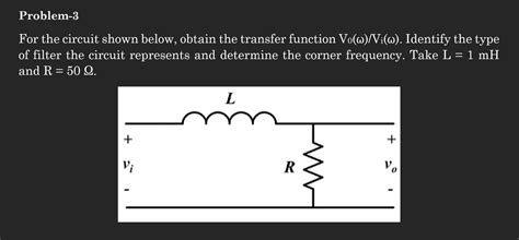Solved Problem 3for The Circuit Shown Below Obtain The