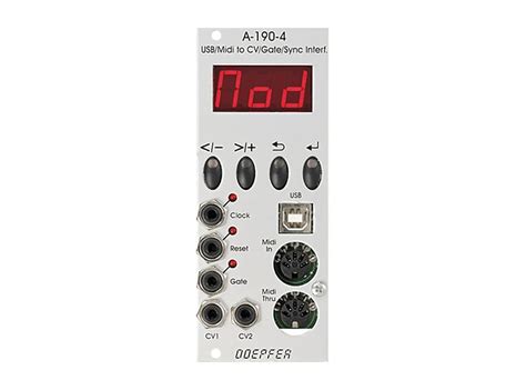 Doepfer A USB MIDI To CV Gate Interface DEMO Reverb