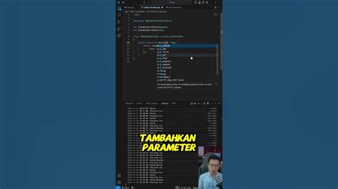 Query Parameter Pada Route Coding Php Laravel Youtube