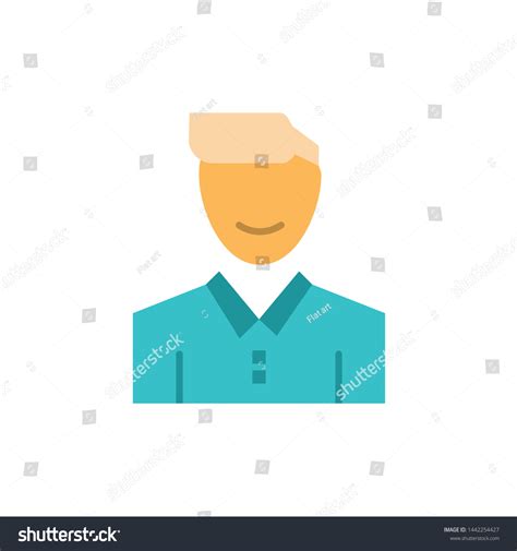 Avatar Client Face Happy Man Person Stock Vector Royalty Free 1442254427 Shutterstock