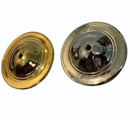 Golden And Silver Brass Manjira Set Weight 80gm At Rs 400set In Aligarh