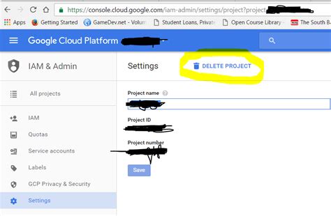 How To Delete A Project From Google Cloud Console Stack Overflow