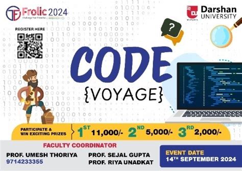 Frolic 2024 Darshan University Rajkot