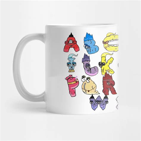 Alphabet Lore But They Transform To A New Level Strong Alphabet Lore Mug Teepublic