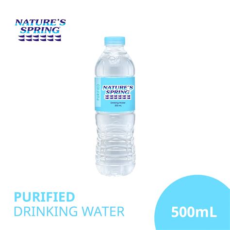 Natures Spring Purified Drinking Water 500ml Palawan Mall