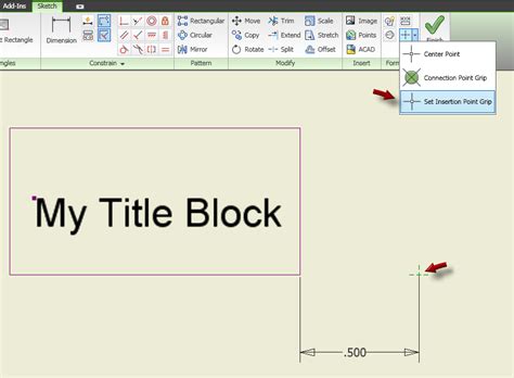 Solved Custom Title Block Placement Autodesk Community