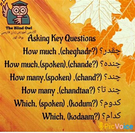 Learn Persian With Key Questions