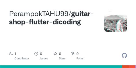 Github Perampoktahu Guitar Shop Flutter Dicoding