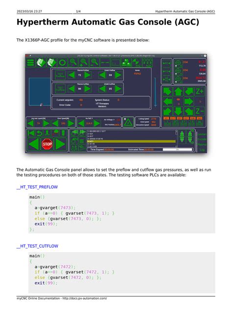 Hypertherm Automatic Gas Console Agc Pdf