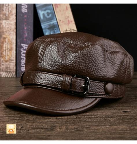 남자 소가죽 Xl 캡모자 가죽 모자 심플 Ador4 티몬