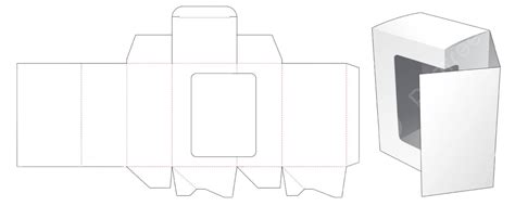 Packaging Box Template Blueprint Vector Box Template Blueprint Png
