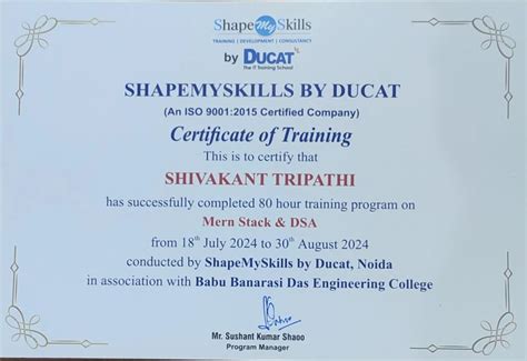 Java Dsa Techskills Shapemyskills Ducat Careergrowth Shivakant Tripathi