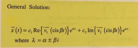 Solved Solve The System Of Ordinary Linear Differential