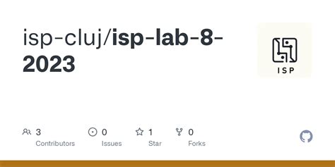 Github Isp Clujisp Lab 8 2023