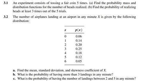 Solved 1 An Experiment Consists Of Tossing A Fair Coin 5