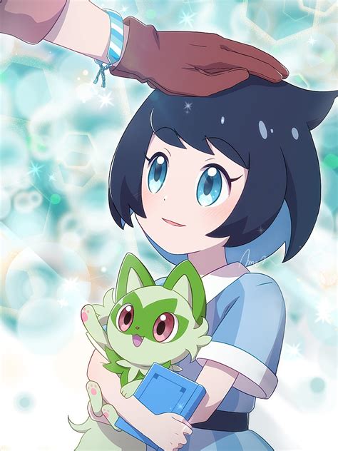 Sprigatito And Liko Pokemon And 2 More Drawn By Amedamaneko Danbooru