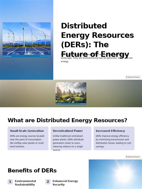 Distributed Energy Resources Ders The Future Of Energy Pdf Energy Development Solar Power