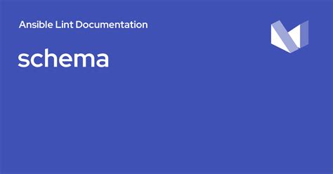 Schema Ansible Lint Documentation