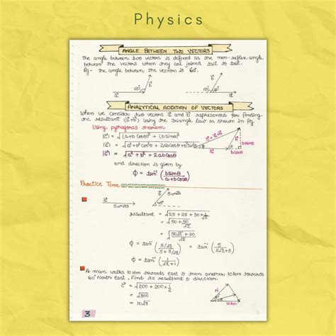 class 11 physics notes physics handwritten aesthetic notes