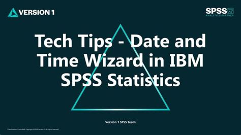 Date And Time Wizard In Ibm Spss Statisticspptx