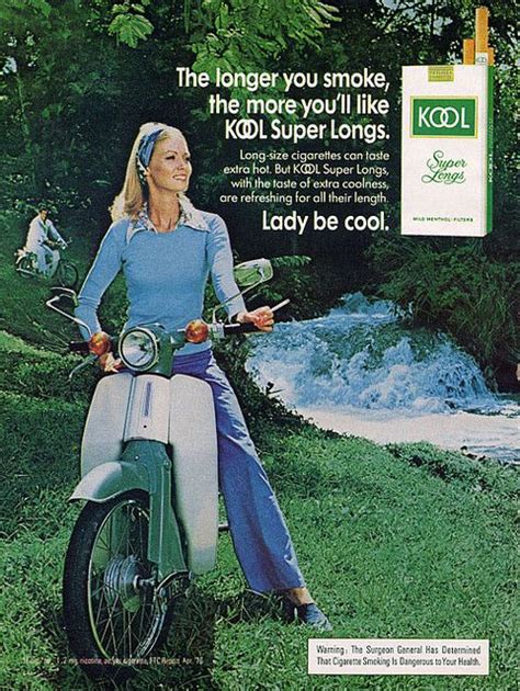 Kool Super Longs Lady Be Cool Retro Advertising Vintage Ads Kool