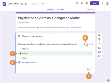 Create A Quiz CustomGuide
