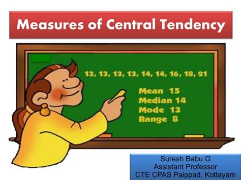 Measures Of Central Tendency PPTX Science