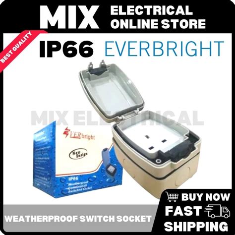 Outdoor Waterproof 13a Switch Socket Ip66 Waterproof Combination Switched Socket Weatherproof
