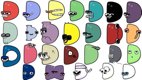 Alphabet Lore But Everyone Is D ( Full Version ) - YouTube