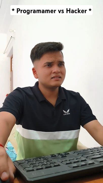 Hacker Vs Programmer👨‍💻 Shorts Hacker Programming Youtube
